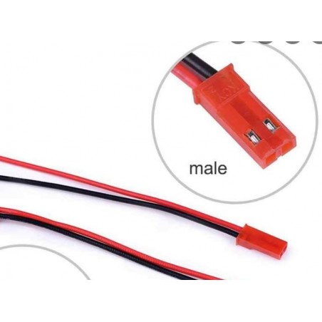 JST 2pin Lipo Pil Kablosu Erkek 2.25mm