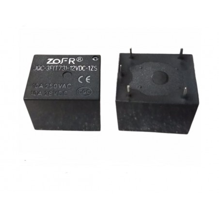 12v Tek Kontak Küp Röle 5p 5Bacaklı Zofr Kare Röle