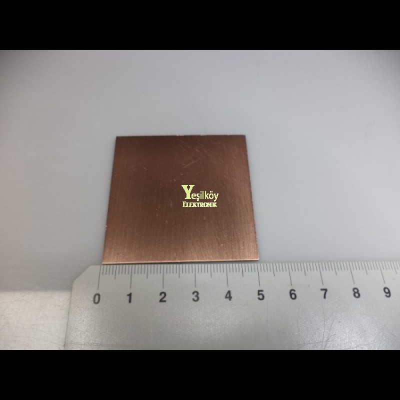 Bakırlı 5x5 Plaket Pertinaks Deliksiz PCB FR2