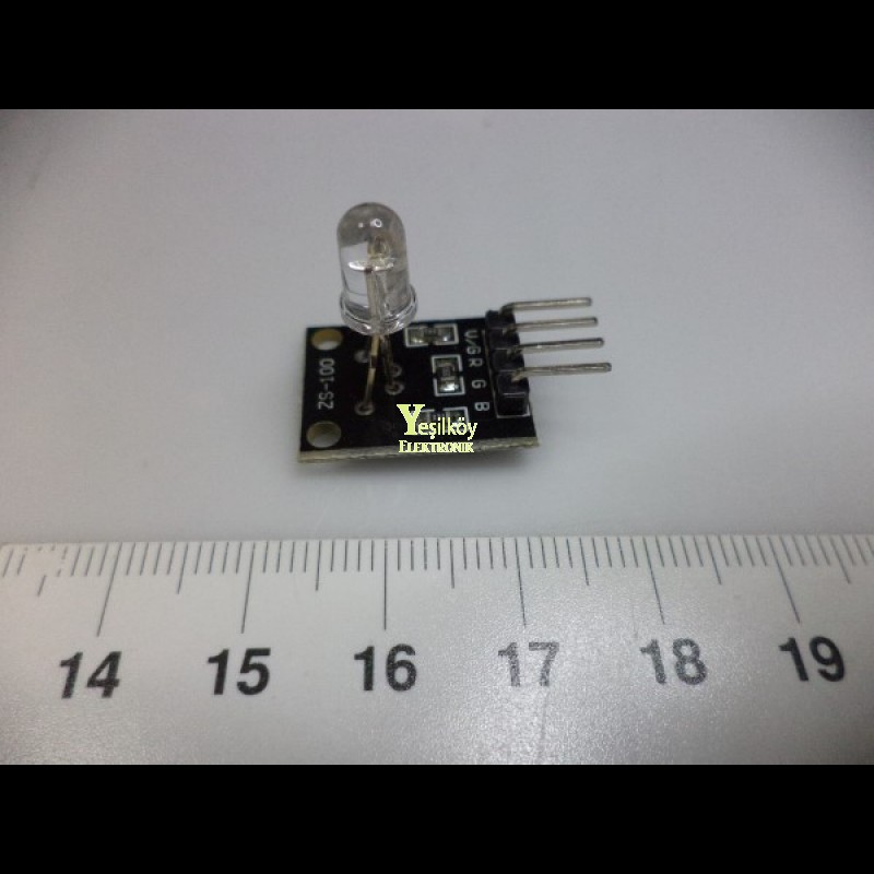 Arduino RGB Led Modül 3 Renkli Led Modülü Arduino RGB Led Modül 3 Renkli Led Modülü