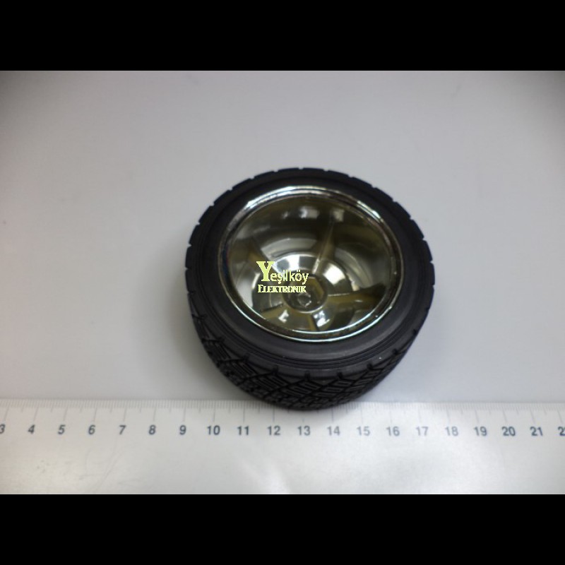 83mm Hobi Kendin Yap Tekerlek Robot Tekerlek Arge Ürünü Arduino Robotik ...