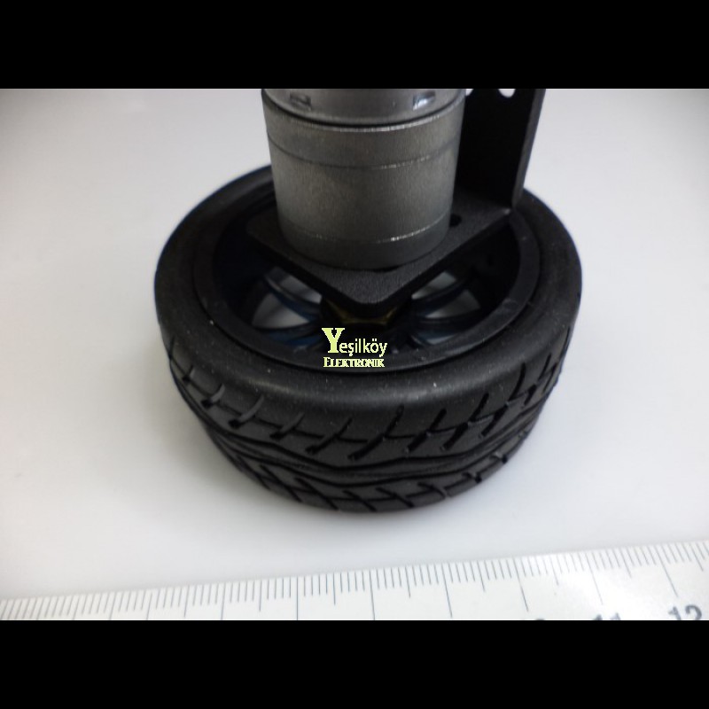 Redüktörlü Motor Tekerlek Seti