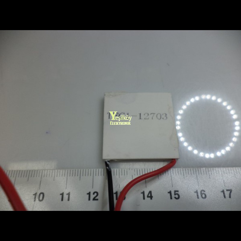 12703 Peltier 12v 36w Peltier 3x3cm 3Amper Peltiyer