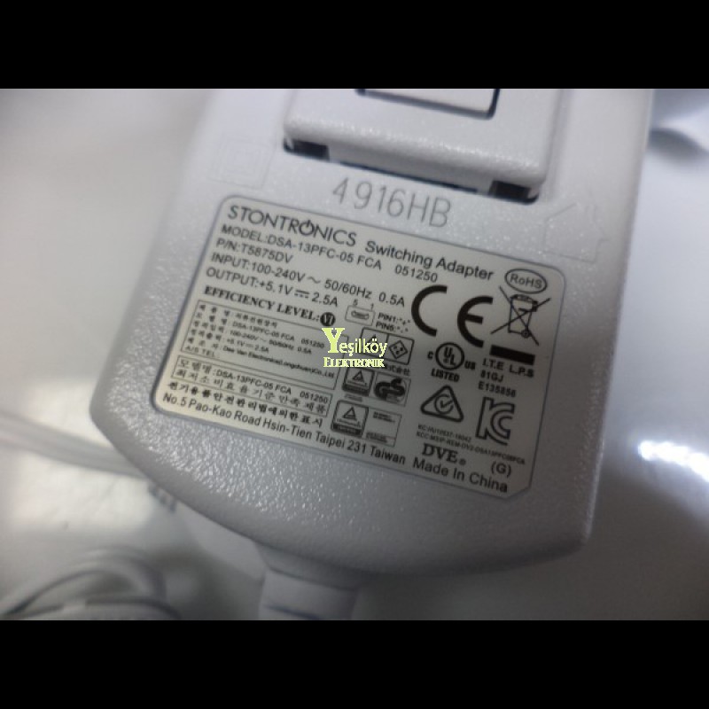Orjinal Raspberry Pi Adaptörü 5.1v 2.5A Beyaz Micro Usb Pi3 Zero ...