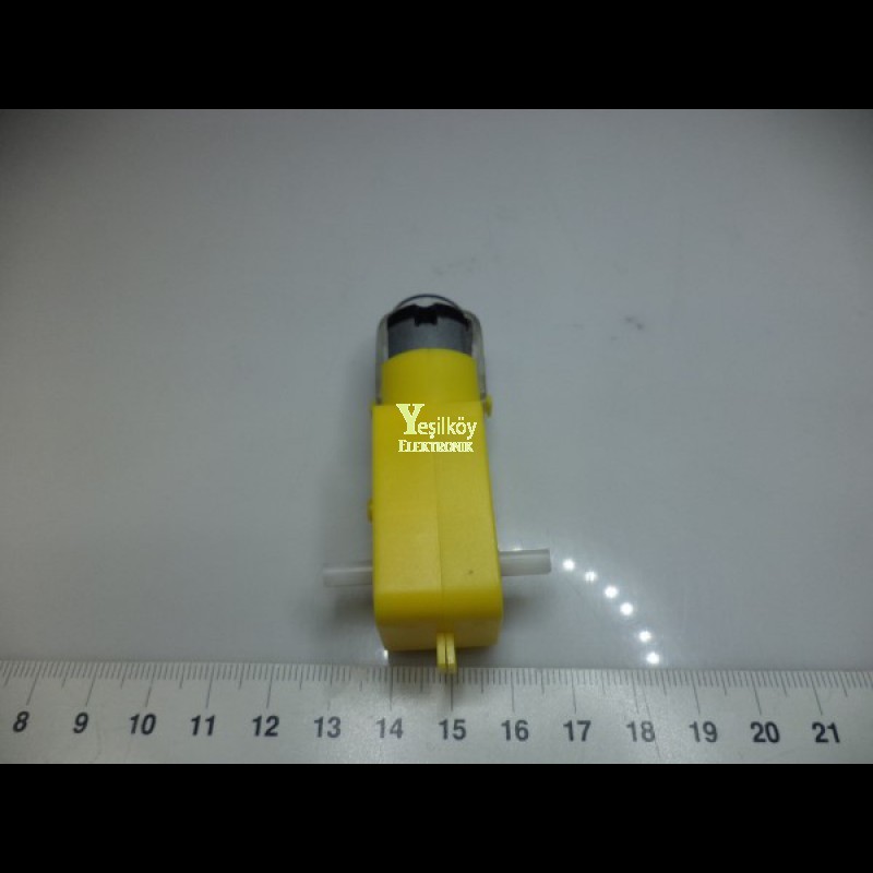 Sarı Motor 6v 9v 400rpm Redüktörlü DC Motor Arduino Sarı Motor 6v 9v 400rpm Redüktörlü DC Motor Arduino