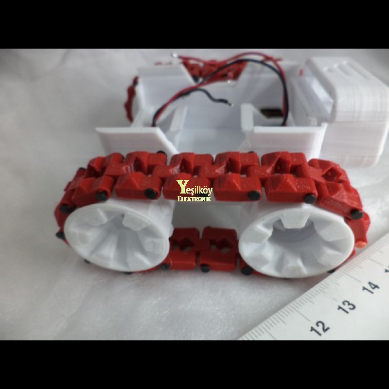 Mini Tak Şasei n20 Motorlu 100rpm Robotik Uygulamalara uygun