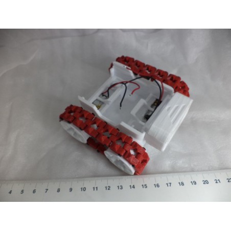 Mini Tak Şasei n20 Motorlu 100rpm Robotik Uygulamalara uygun