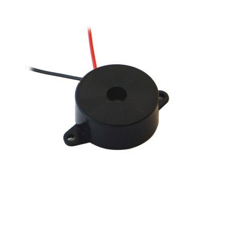 Buzzer 12 Volt 23mm Kablolu Devreli