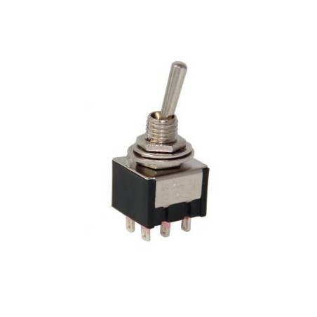 Toggle Switch ON-OFF-ON 6p MTS-223 Yaylı