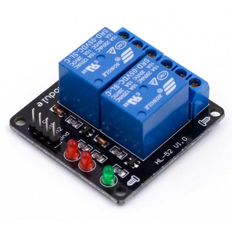 5V 2Kanal 2CH Arduino Röle Modülü Led Işıklı Röle Modül
